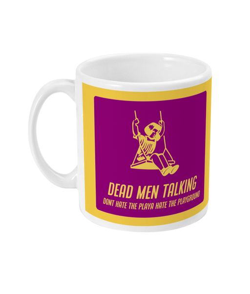 Don't Hate The Playa Hate The Playground Yellow 11oz Mug – Comedy Merch